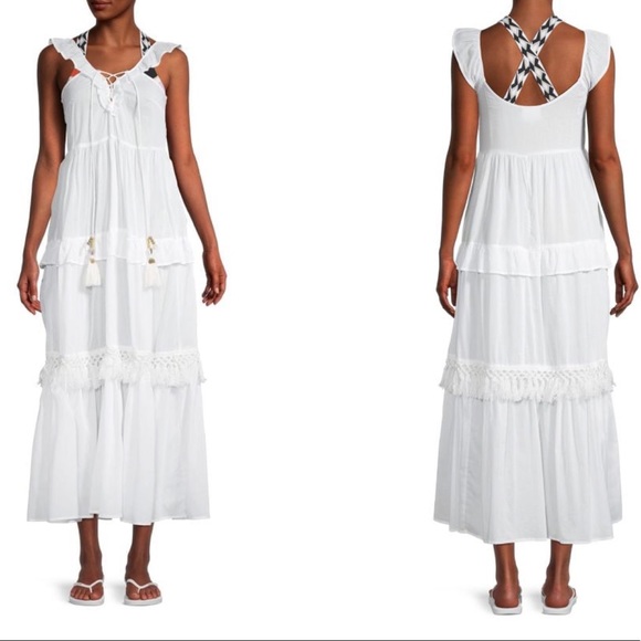 Anthropologie | Dresses | True Destinations Bohemian Tiered Maxi Dress ...
